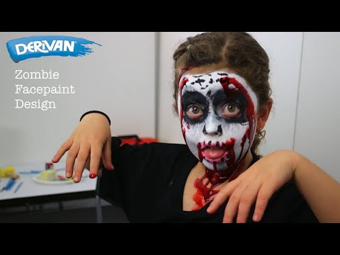 Step-by-Step Zombie Face paint Tutorial