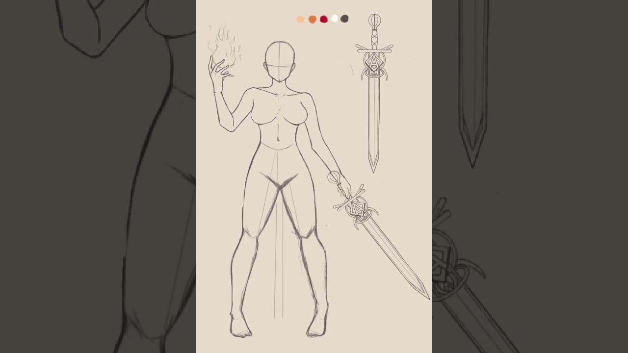 time-lapse// Character Design // Aries Warrier