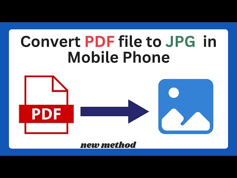 How to Convert PDF To JPG | Convert PDF To JPG