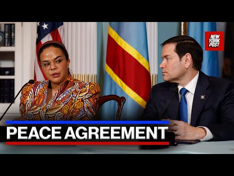 Live: Congo & Rwanda foreign ministers sign peace agreement in Washington DC