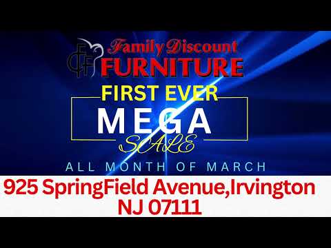 New Jersey Furniture First Mega Sale, WholeSale Prices All Month Long. Family Discount Furniture