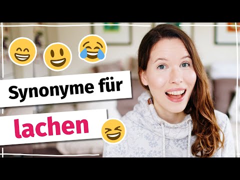 10+ Synonyme für "lachen": sich wegschmeißen, kranklachen, schmunzeln und mehr (Deutsch B2, C1)