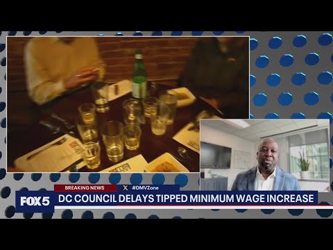 DC council delays tipped minimum wage increase as part of Initiative 82