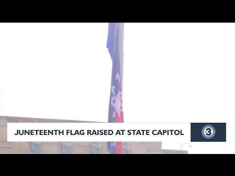 Juneteenth flag raised at State Capitol