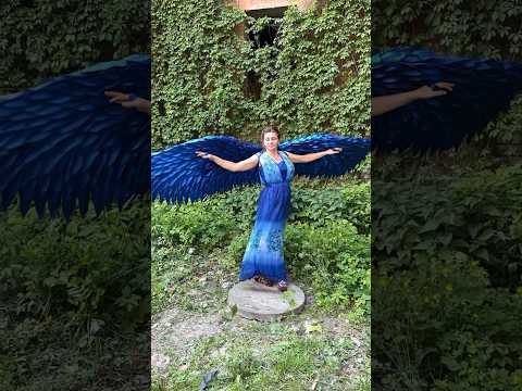 Blue wings fenix #fantasy #handmade #wings #art #artwork #fenix #birds #cosplay #blue #ideas