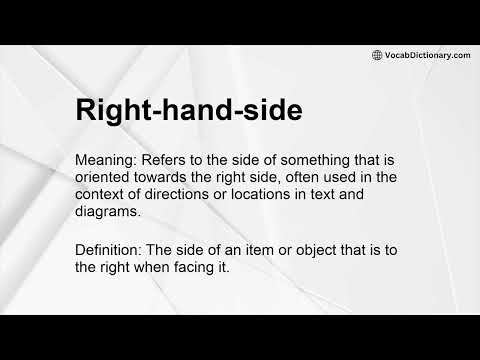 Right-hand-side Meaning