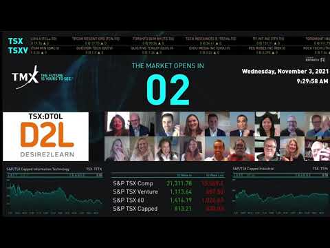 D2L Virtually Opens the Market, November 3, 2021