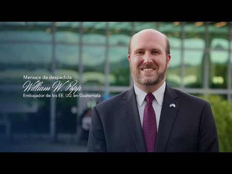 William W. Popp se despide de Guatemala luego de tres años como ...
