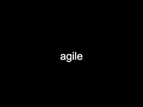 agile pronunciation english - agile definition english