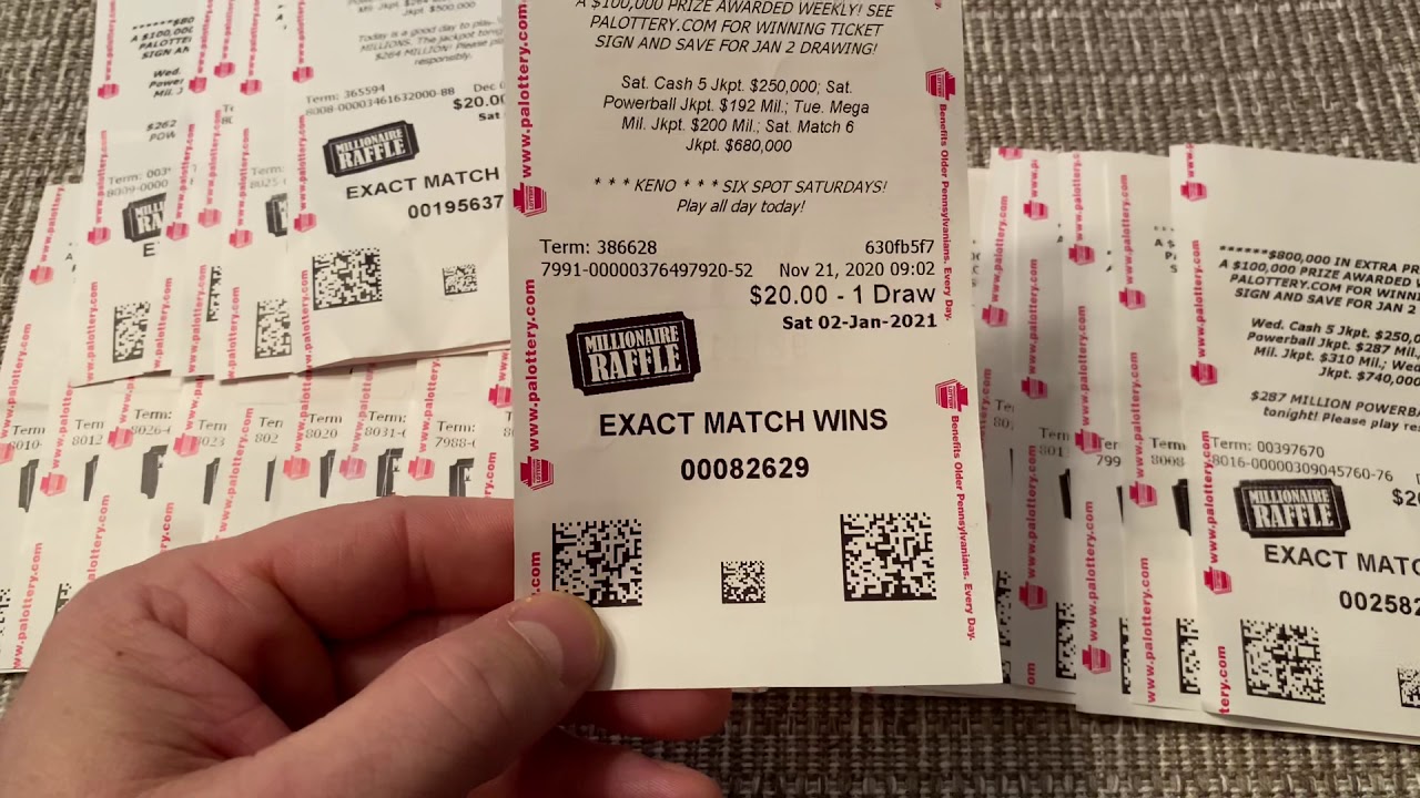 How much did I win on $520 worth of Millionaire Raffle Lottery Tickets?