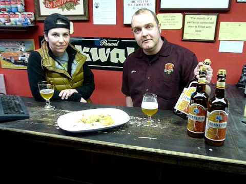 Posh Tart and beer pairing: Gorgonzola, potato and fennel with Hennepin Saison