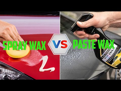 Spray Wax vs Paste Wax