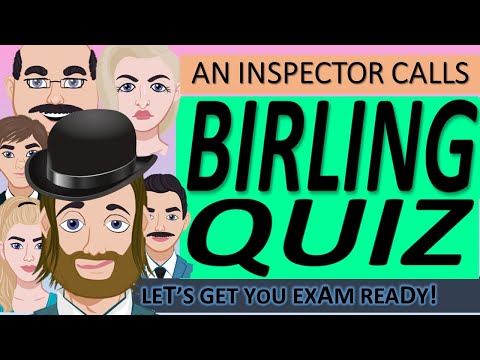 Mr Birling Quiz: Revise Key Moments and Quotes for An Inspector Calls