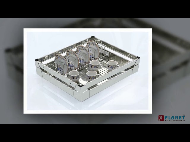 Modular Kitchen Basket - Lift Stay System/ Bi-Flod Lift Stay System ...
