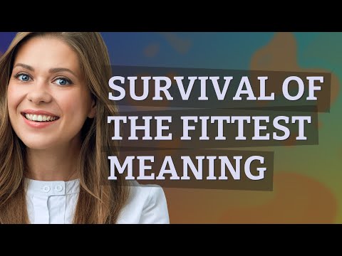 Survival of the fittest | meaning of Survival of the fittest