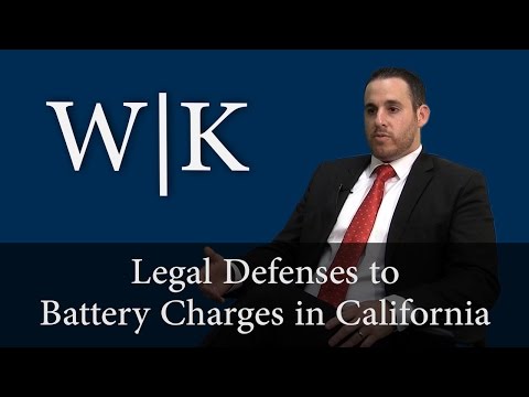 Defenses to Battery Charges in California