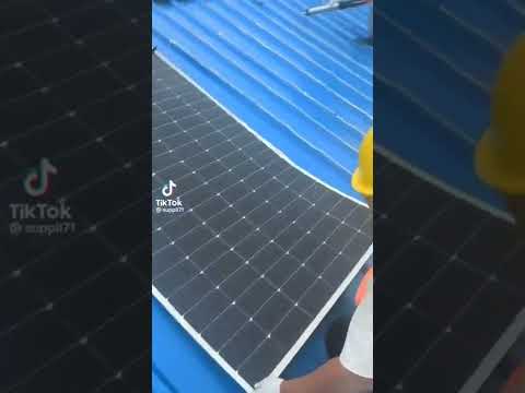 Flexible Solar Cells gor uneven roof or Done shaped roof.