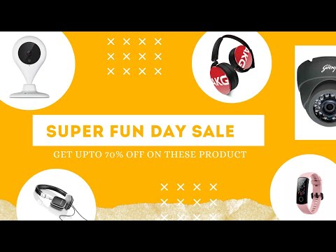 Super Fun Day Sale! | Get Upto 70% OFF On AKG Y50, 360 Camera, Godrej CCTV, Honor Band 5 | MrDeal.in