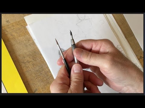 Terry Moore: BRUSH vs PEN! Inking Comics