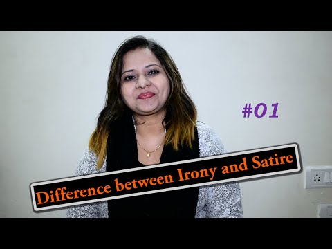 Difference between Irony and Satire