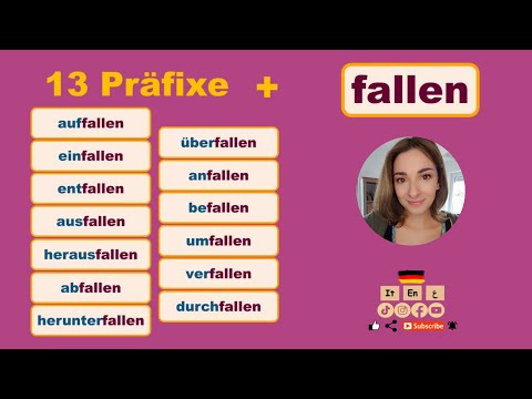 Deutschlernen| 13 Vorsilben (Präfixe) + FALLEN |Erweitere deinen Wortschatz!