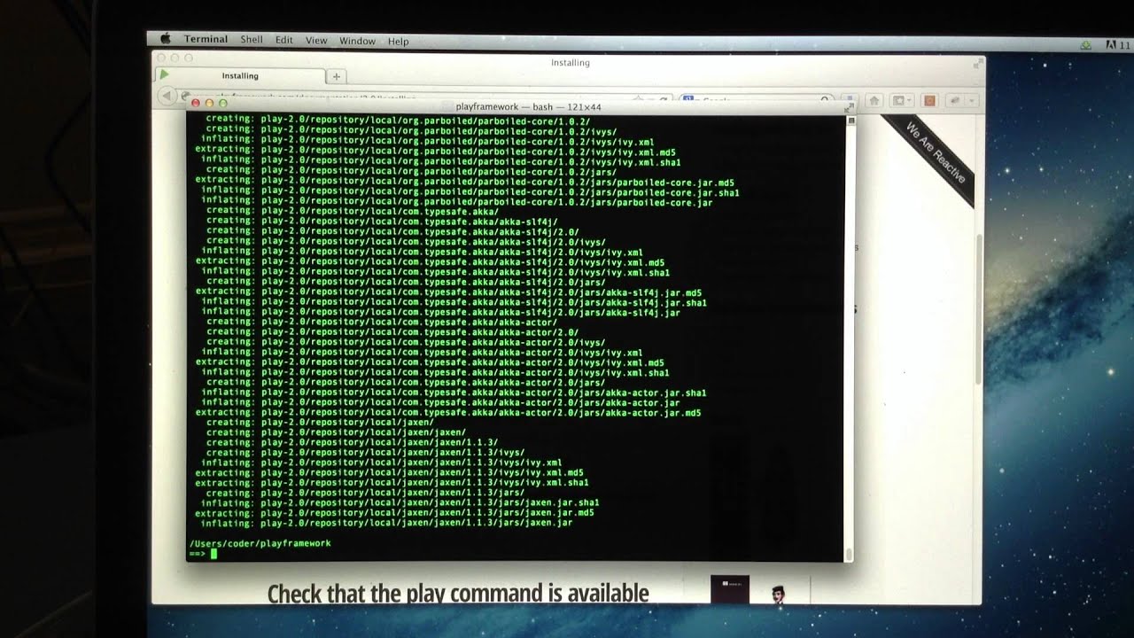 Tutorial 1 : Installing Play Framework