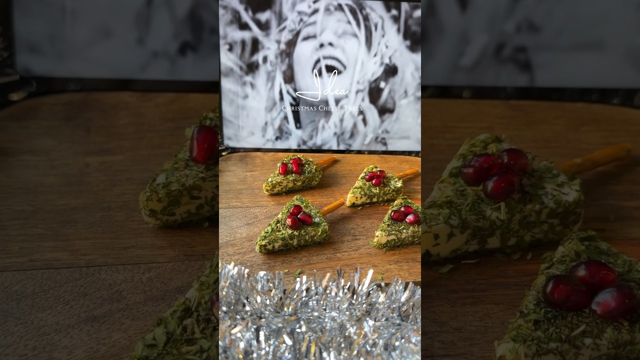 Cheese Trees-Just a few ingredients #christmasrecipe #christmas