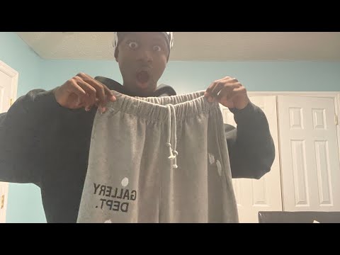 GALLERY DEPARTMENT SWEATPANTS UNBOXING/REVIEW ($800 dollar worth pants)😲🔥