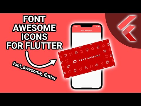 Easily Show More Icons In Flutter (font_awesome_flutter) #Flutter #AppDevelopment