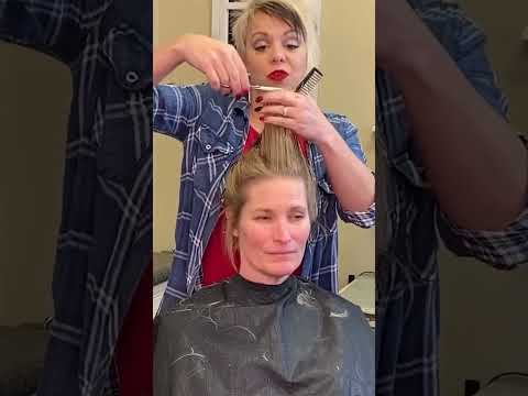 Bold Layered Bob for Women Over 60!