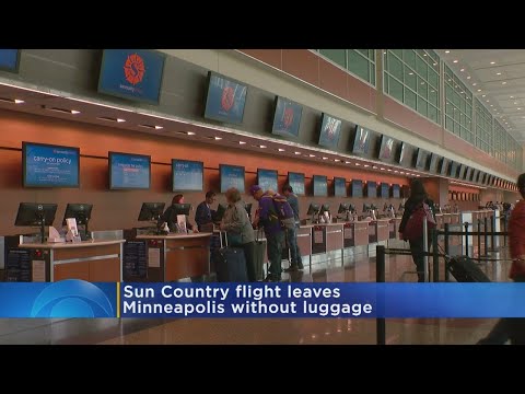 Sun Country Flight Takes Off Without Luggage
