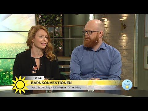 Idag kan barnkonventionen bli lag - Nyhetsmorgon (TV4)