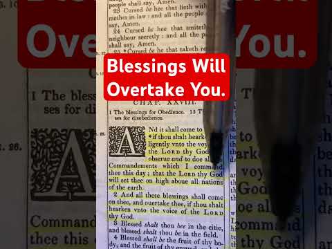 The Blessing Of God’s People. Deuteronomy 28:1-2 #God Of #Israel