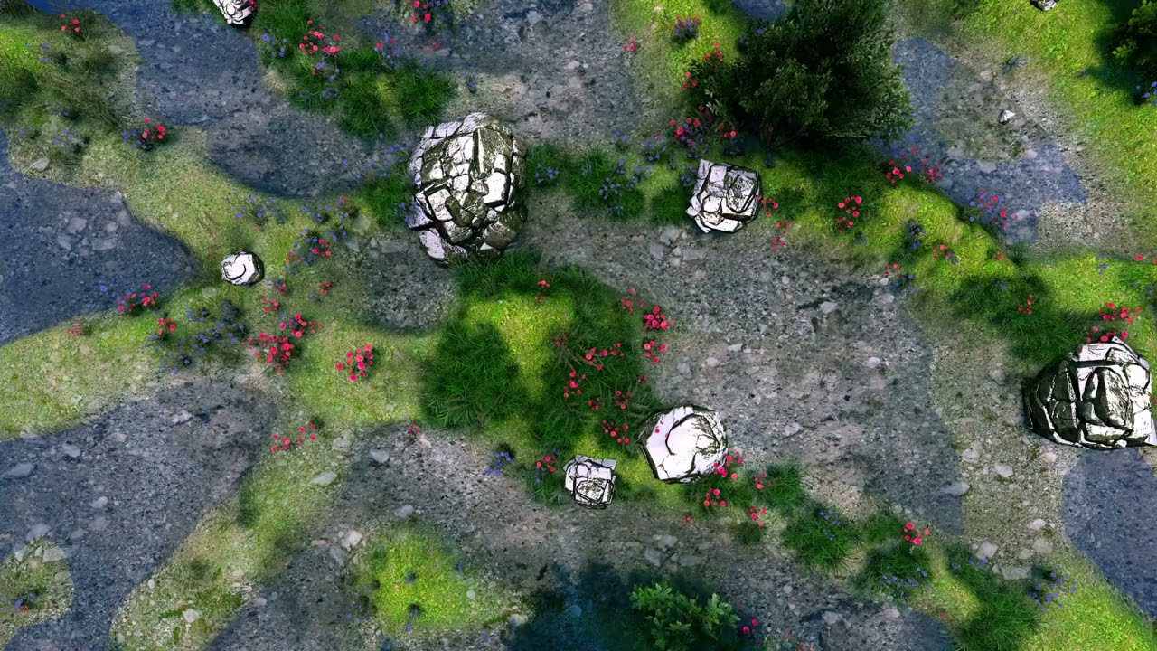 D&D Animated Map Swamp Wetlands