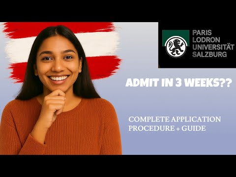 How to Apply to Paris Lodron University (University of Salzburg) | Austria Bound Ep. 2