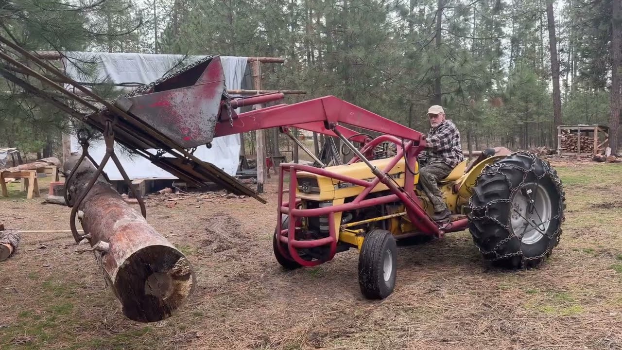 Milling logs and Off grid chores!