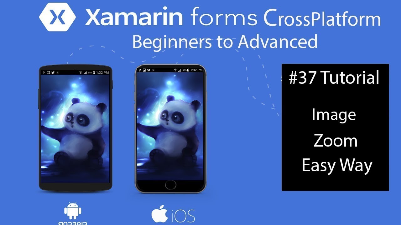 Xamarin Forms Image Zoom[Tutorial 37]