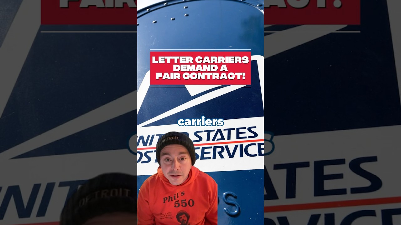 NALC Branch 4374 hosts a rally to demand a fair contract for letter carriers. #shorts #labor