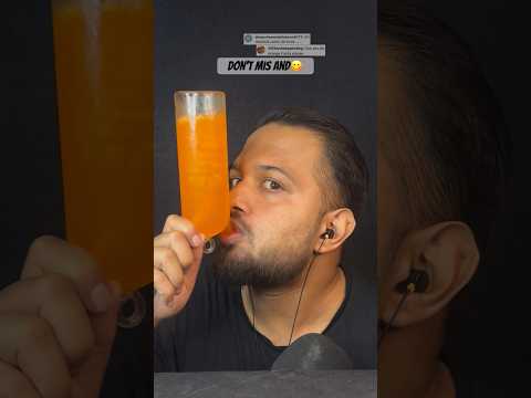 COLD FANTA🧊🟠 Whos Craving😋 ? #satisfying #sleep #asmr #shorts