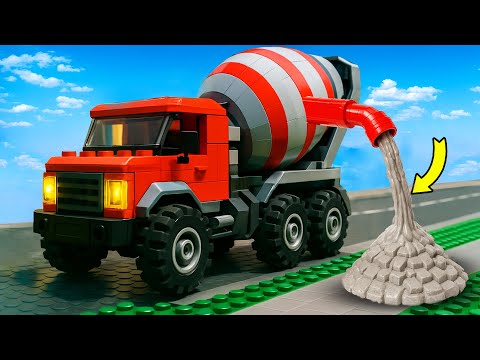 This LEGO Concrete Mixer Is Smarter Than You Think!