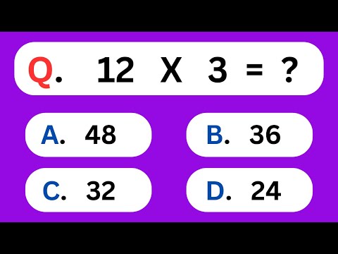 Multiplication & Division Quiz|Maths Quiz For Kids|Multiplication Table Quiz For Kids|Maths For Kids