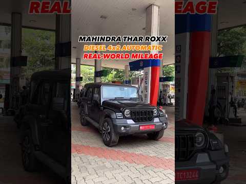 Mahindra Thar Roxx Mileage!!