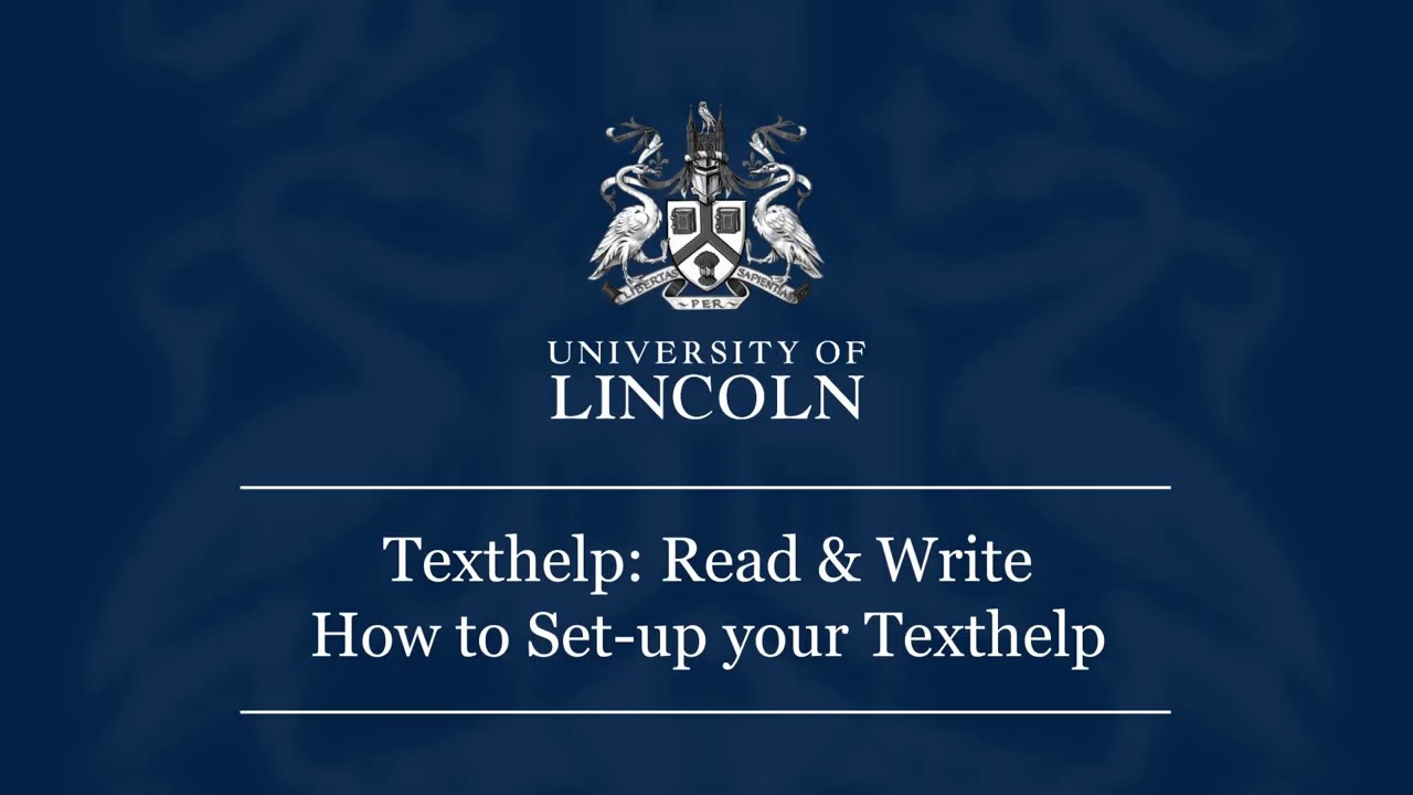 How to Set-up your Texthelp | Texthelp: Read & Write