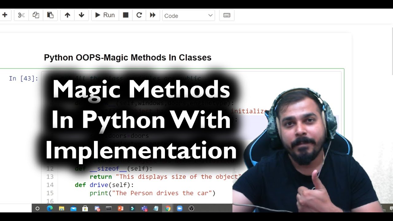 Advance Python Series-Magic Methods In Classes