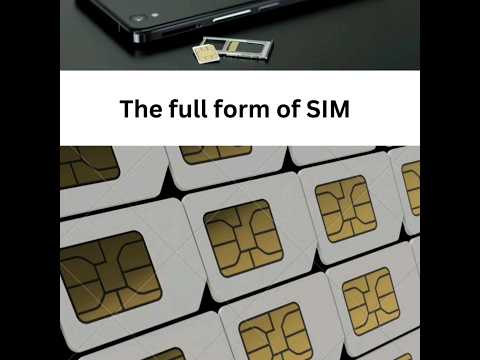 Full Form Of SIM #shorts #fullform #bsiechannel9550