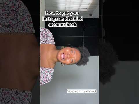 How to get your Instagram disabled account back #nigerian