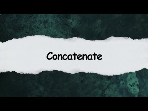 How to pronounce word "CONCATENATE" | Word Meaning | American Accent