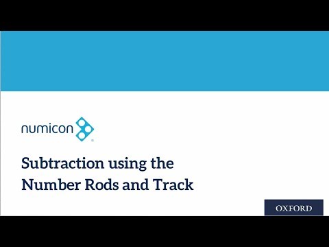 How to:Teach subtraction using the Number Rods and Track