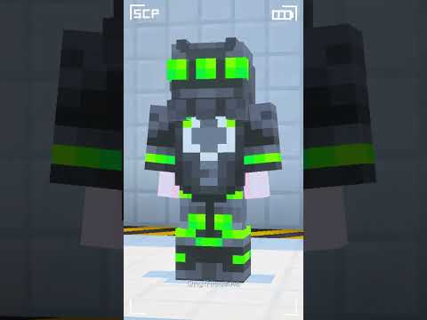 NEW SCP armor in an add-on 🧥 #minecraft #scp #addons #mods #mythicus #gaming #fyp #phonk #trend