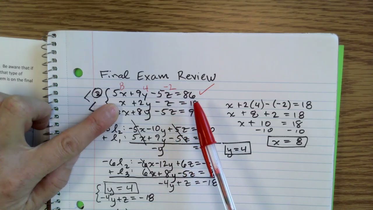 Final exam review Math 1010 Spring 2026